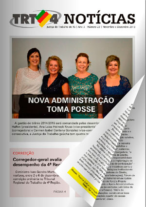 Nova edição do TRT4 Notícias já está disponível | Portal TRT4