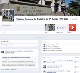 Facebook do TRT4 supera a marca de mil seguidores | Portal TRT4