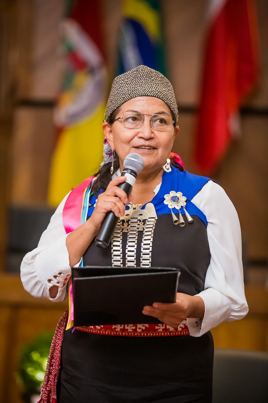 Aula com professora chilena Elisa Loncón abre ano letivo da Escola ...