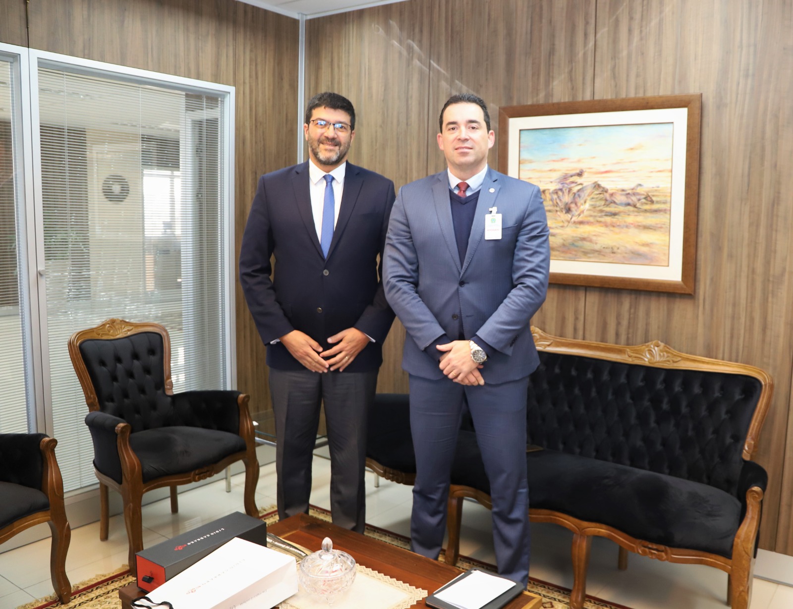 Desembargador Rossal recebe presidente da subseccional da OAB de Bento ...